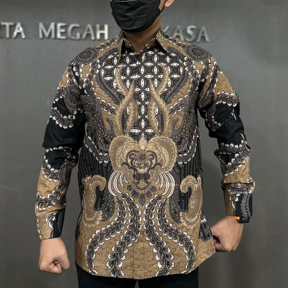 Jual Hanya Di Shopee New ABIMANYU COKSU Kemeja batik pria lengan ...