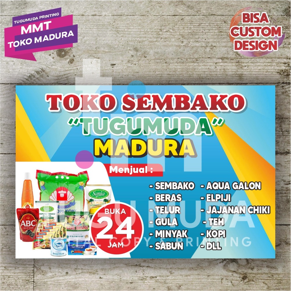 Jual Cetak Spanduk|Banner|MMT - TOKO SEMBAKO MADURA - WARUNG SEMBAKO - TOKO KELONTONG - WARUNG ...