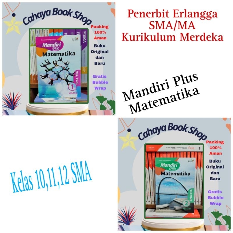Jual Buku Mandiri Plus Matematika Kelas 10,11,12 SMA Kurikulum Merdeka Erlangga | Shopee Indonesia