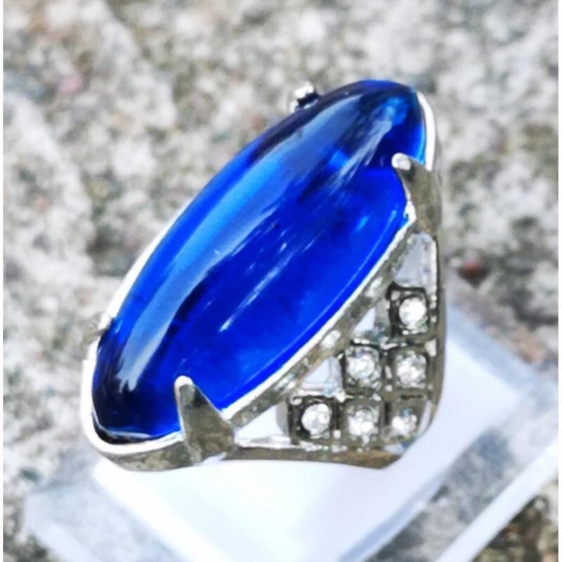Jual BATU PERMATA BLUE KING SAFFIRE KRISTAL MODEL PANDAN | Shopee Indonesia