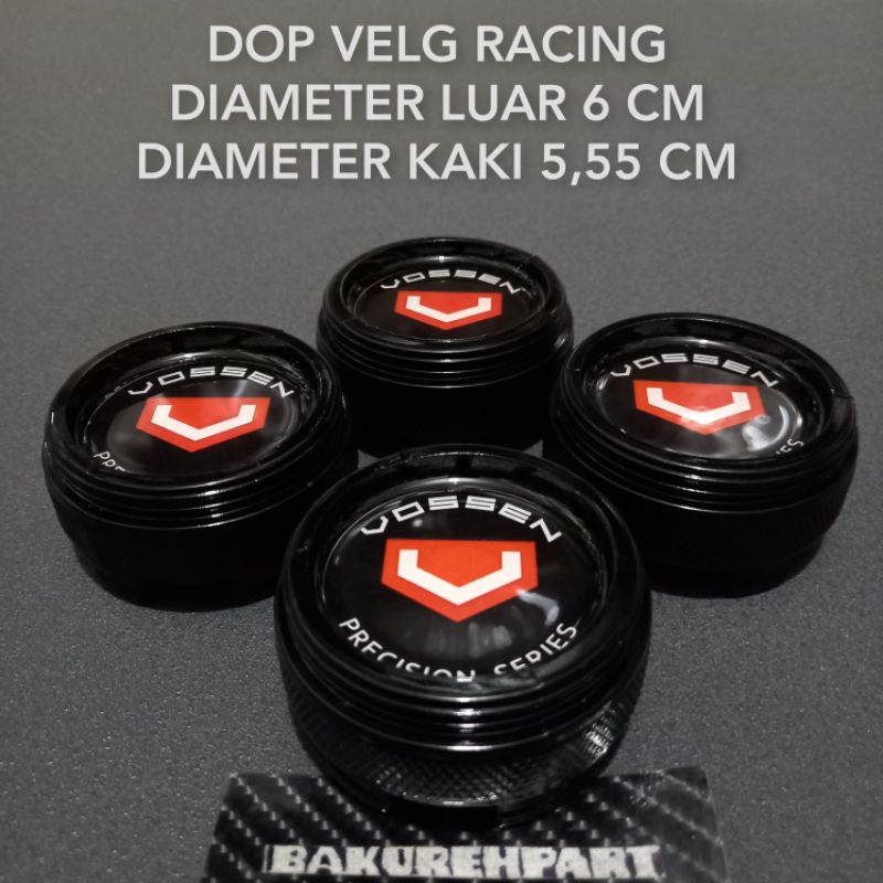 Jual Dop roda tutup velg mobil racing silinder kecil logo VOSSEN ...