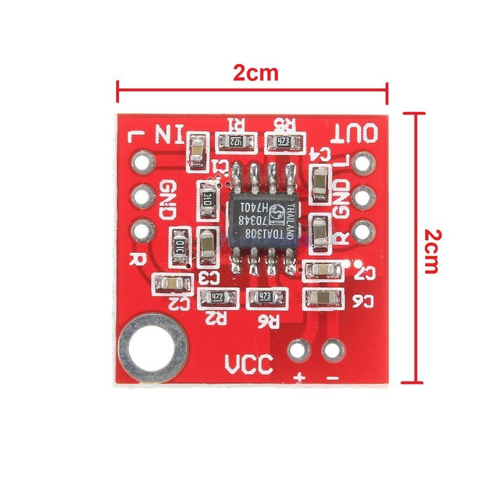 Jual Modul TDA1308 Stereo Headphone Amplifier Board DC 3-6V | Shopee ...