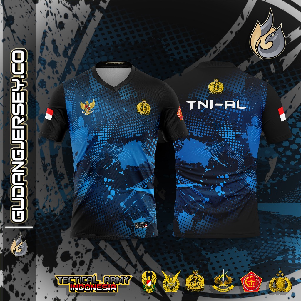 Jual JERSEY TNI AD / TNI AL / TNI AU / POLRI FREE CUSTOM LOGO | Shopee ...