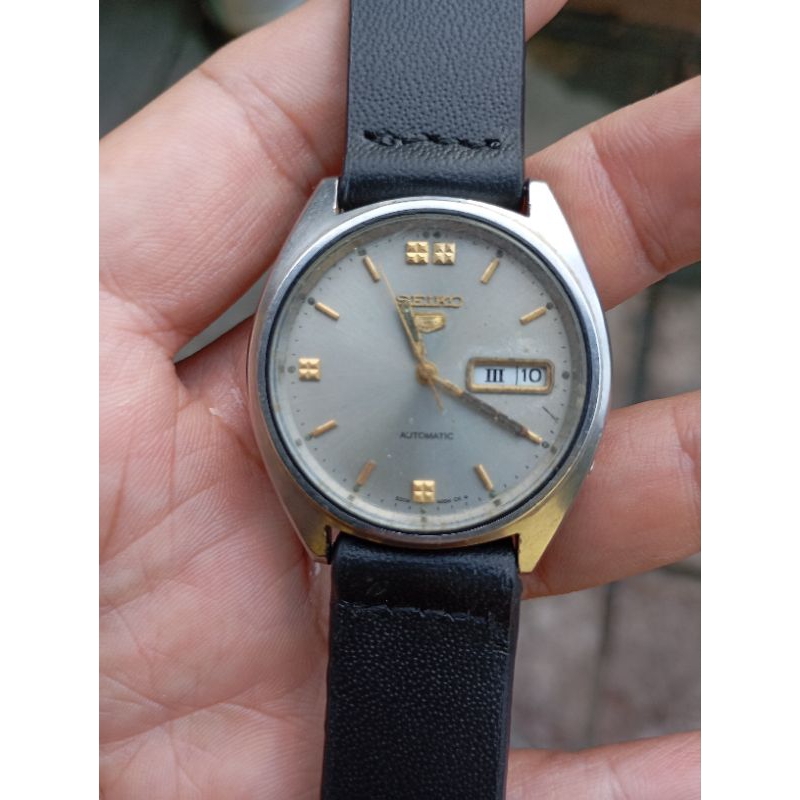 Jual jam tangan seiko cal 6309 8840 second bekas original | Shopee ...