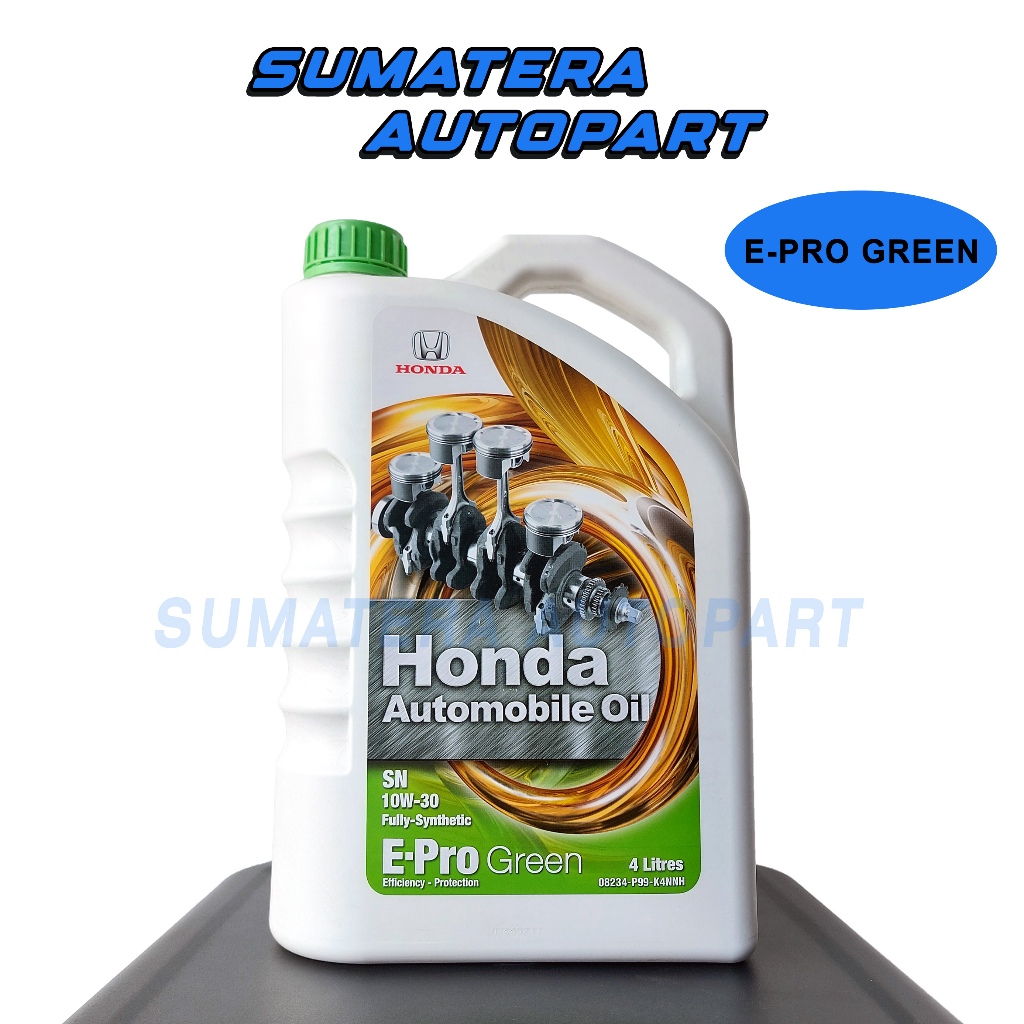 Jual Oil Mesin Oli Mesin Honda E-Pro Green Sn 10W-30 Full Syintetic ...