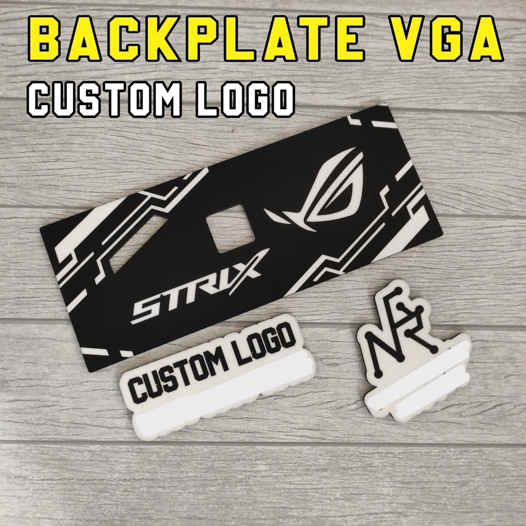 Jual backplate vga logo custom ukuran vga mini | Shopee Indonesia