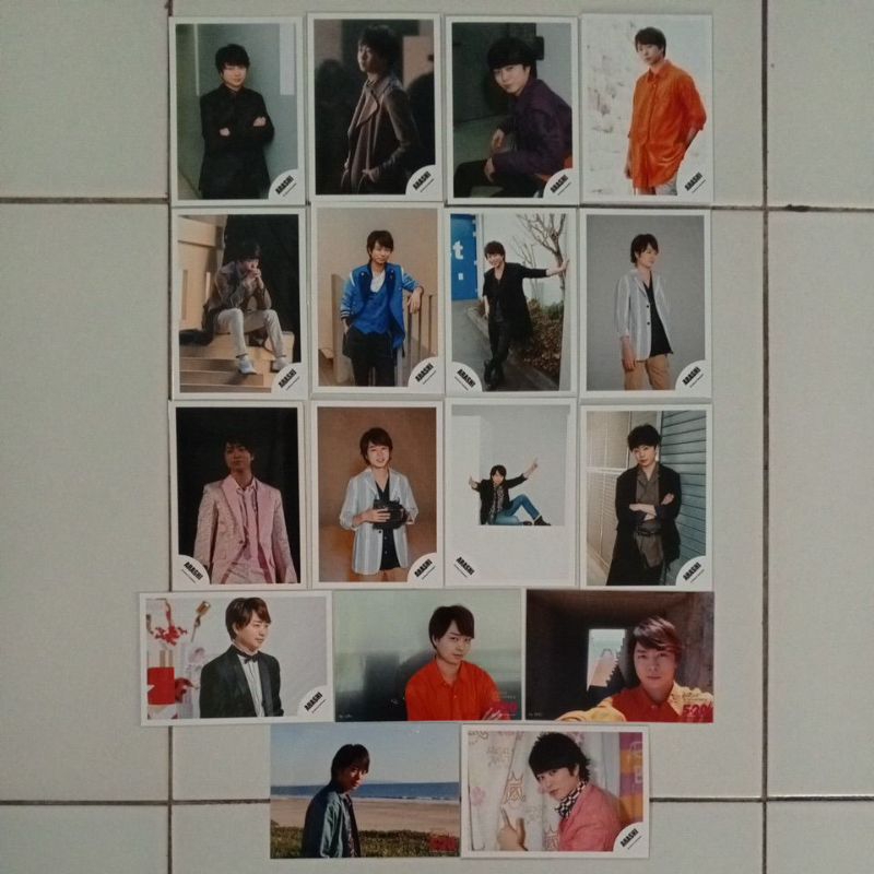 Jual Arashi 嵐 Sakurai Sho shoppic official photo | Shopee Indonesia