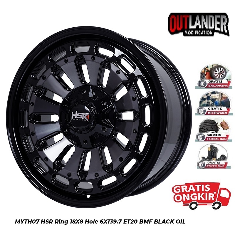 Jual Velg Offroad Ring 18 Pajero Fortuner Isuzu Mux Mazda BT50 Triton ...