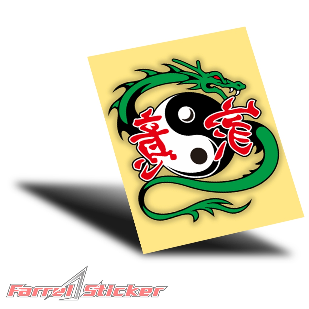 Jual Stiker naga tai chi Sticker Dragon | Shopee Indonesia