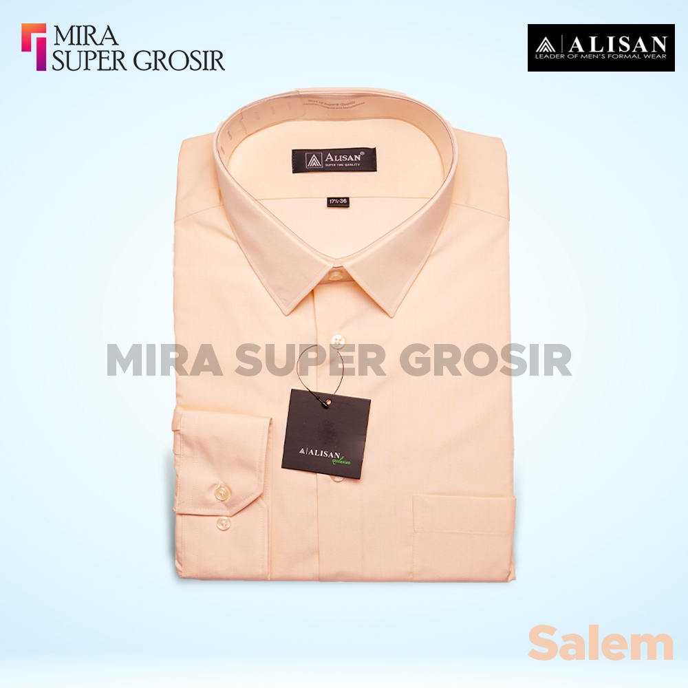 Jual ALISAN Kemeja Pria REGULAR Lengan Panjang Original Polos Baju ...