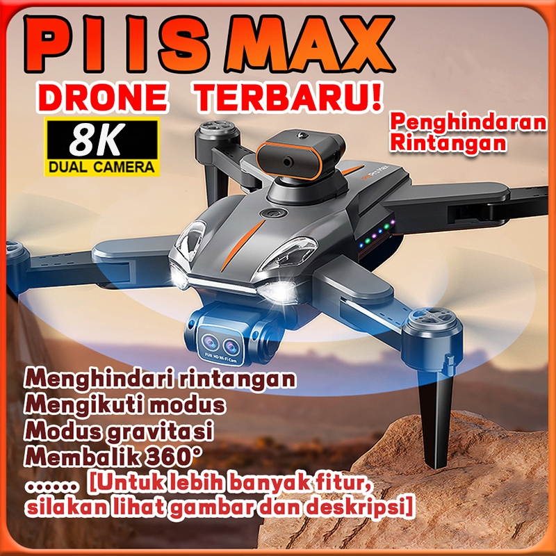 Jual 【COD】Smart Drone P11S MAX Dual HD Camera Shoot Original Indoor ...