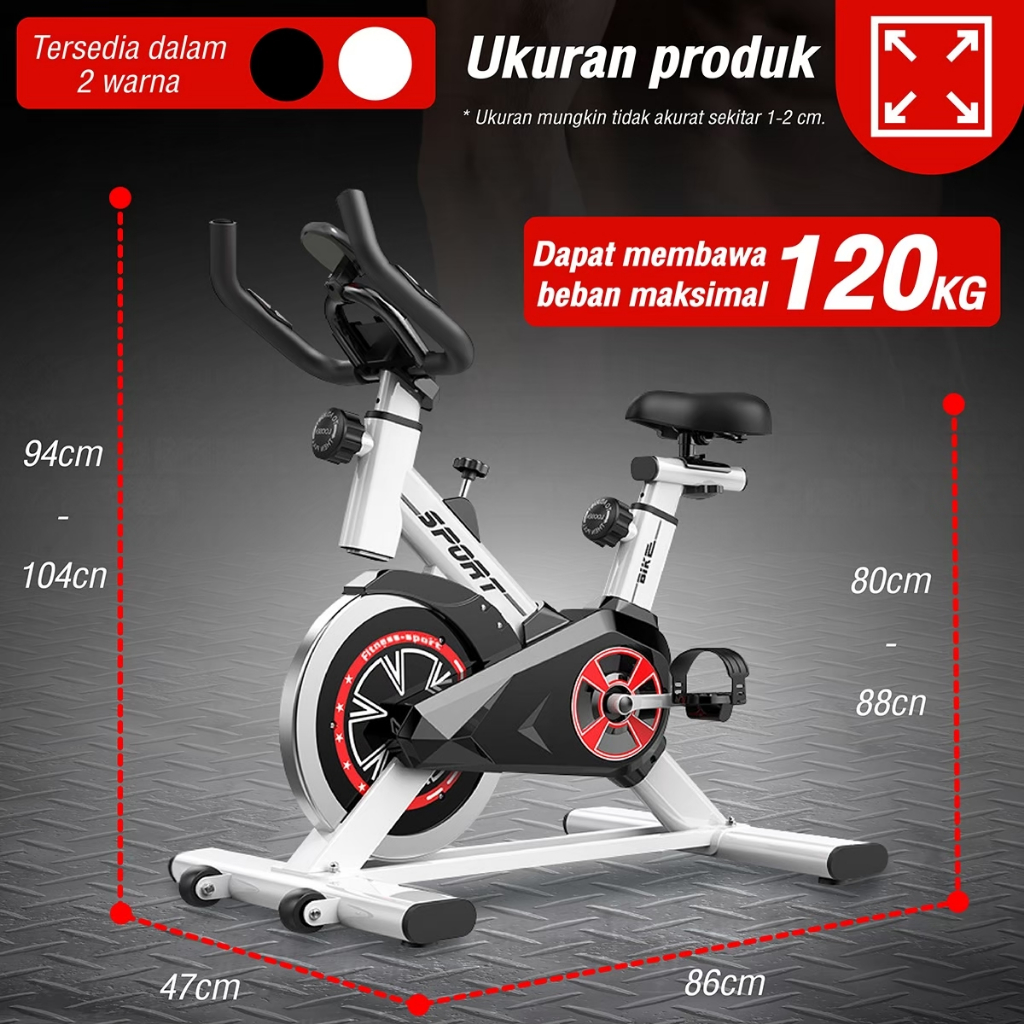 Jual HTD SPORT Spinning bike Sepeda statis peralatan fitness dalam ...