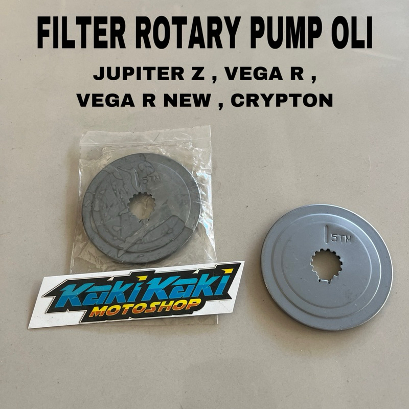 Jual Filter Saringan Rotary Rotor Pump Pompa Oli Yamaha Jupiter z Burhan Vega R Lama New Crypton ...