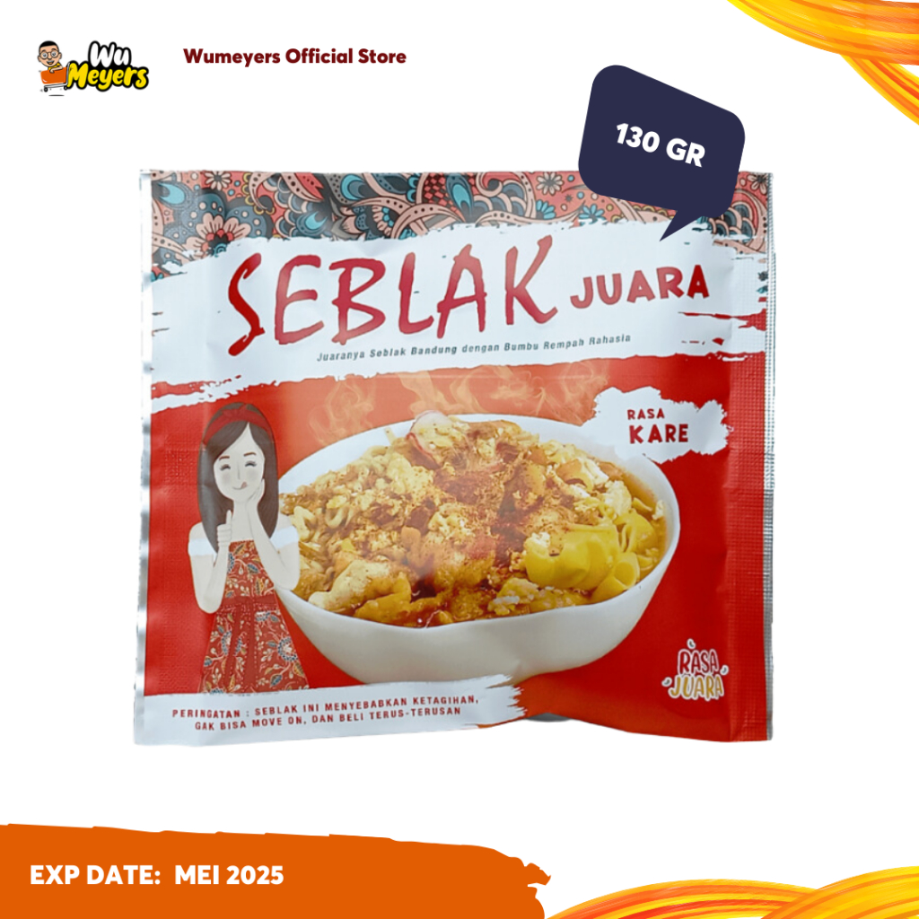 Jual Rasa Juara Seblak Kare Instan | Seblak Juara Kare 130gr | Shopee ...