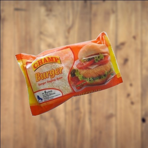 Jual Champ Burger Ayam isi 6 pcs | Shopee Indonesia