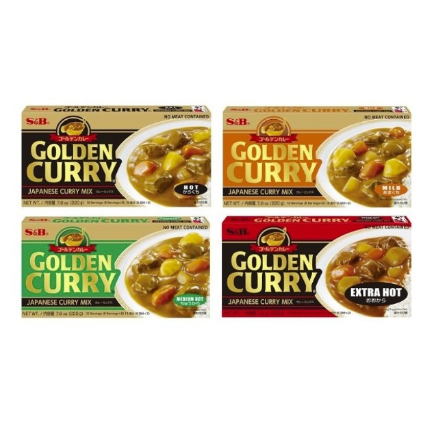 Jual S&B JAPANESE GOLDEN CURRY 220GR - Kari Jepang Golden Curry Mix ...