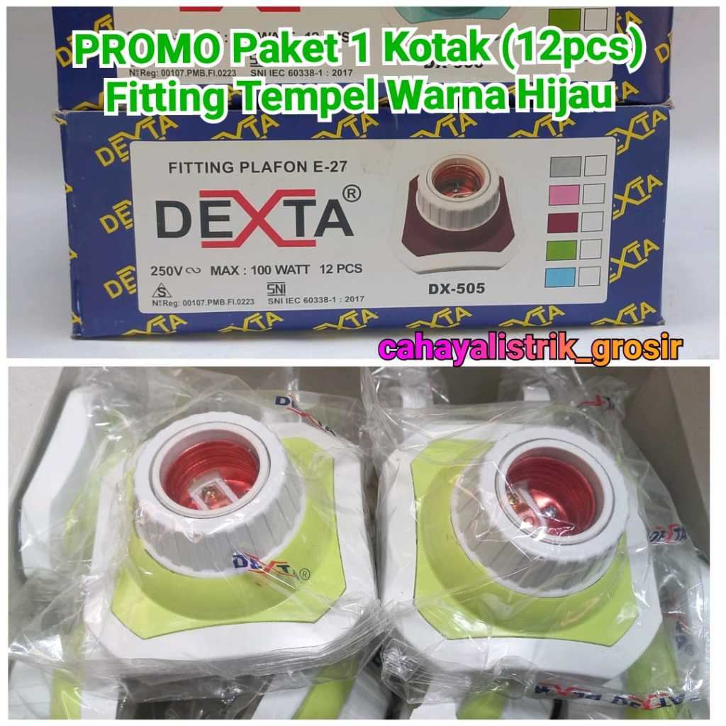Jual Fitting Tempel PROMO Paket 1 Kotak 12pcs Fitting Tempel DEXTA ...