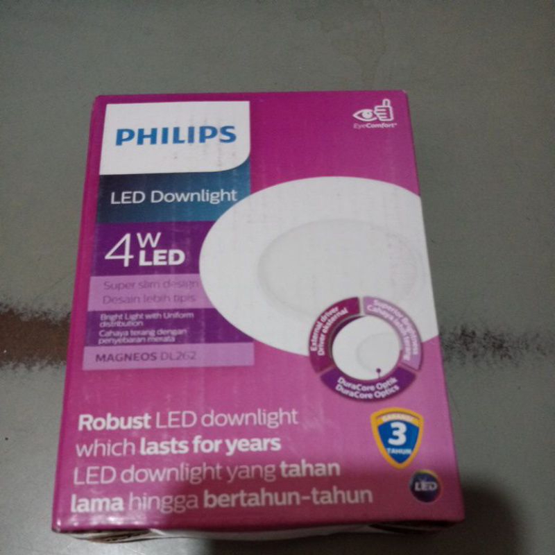 Jual PHILIPS LED DOWNLIGHT 4 WATT PUTIH MAGNEOS DL262 | Shopee Indonesia