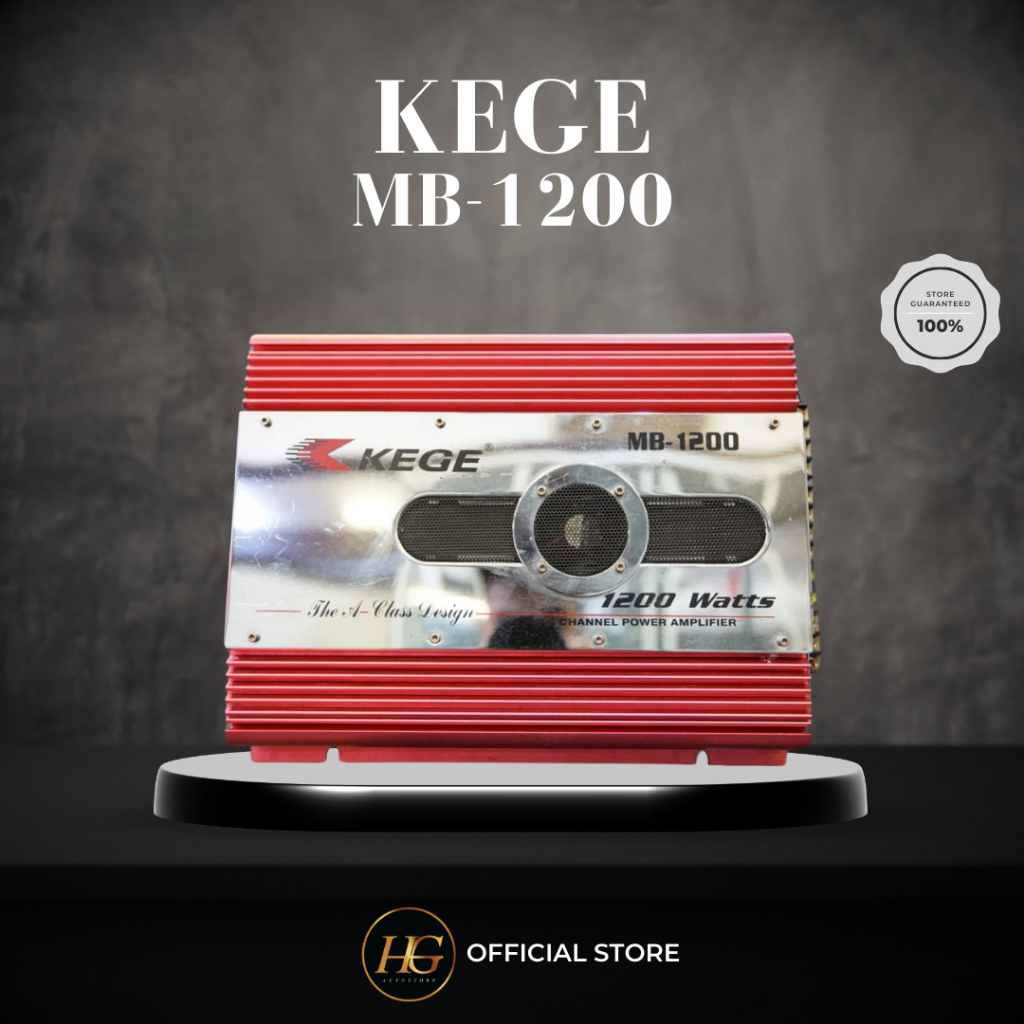 Jual Power Amplifier 4 Channel Kege MB-1200 (second) | Shopee Indonesia