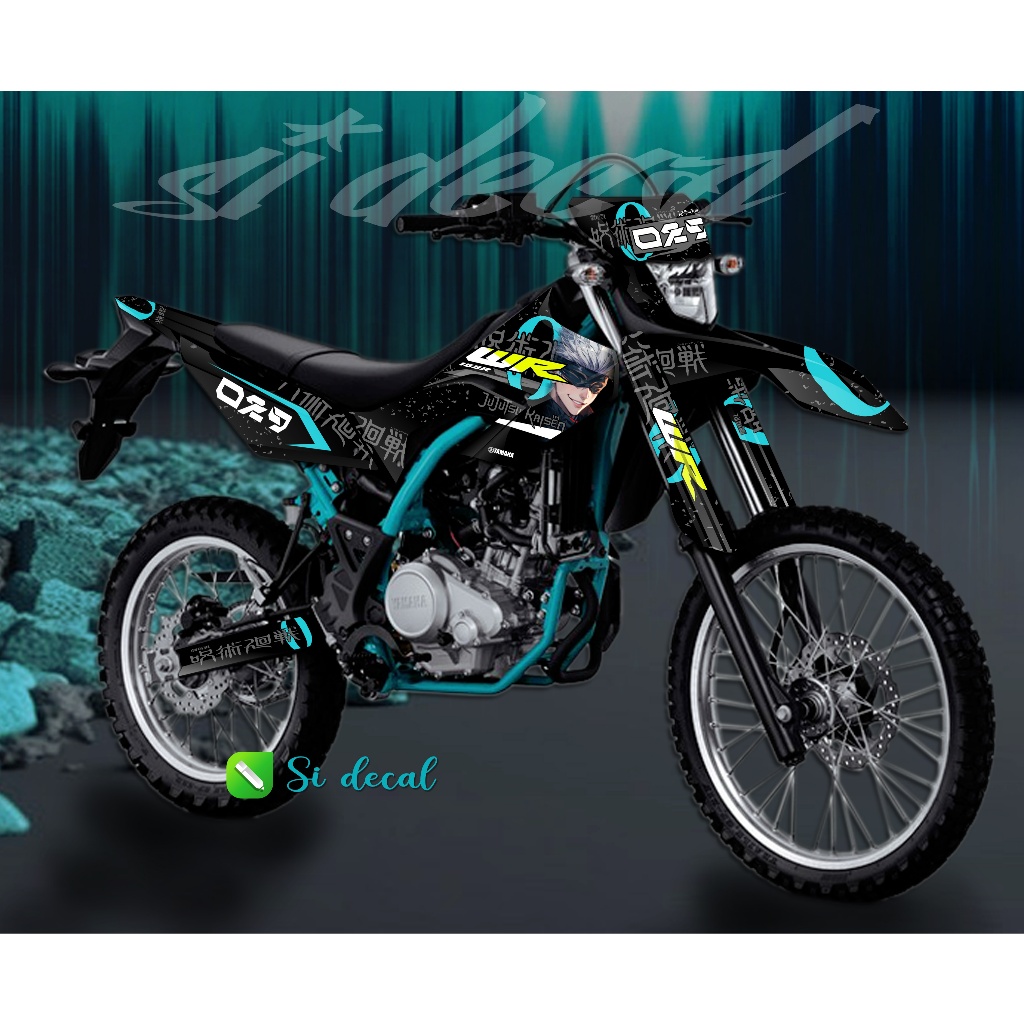 Jual new desain decal wr 155 cyan tosca simple full body stiker custom ...