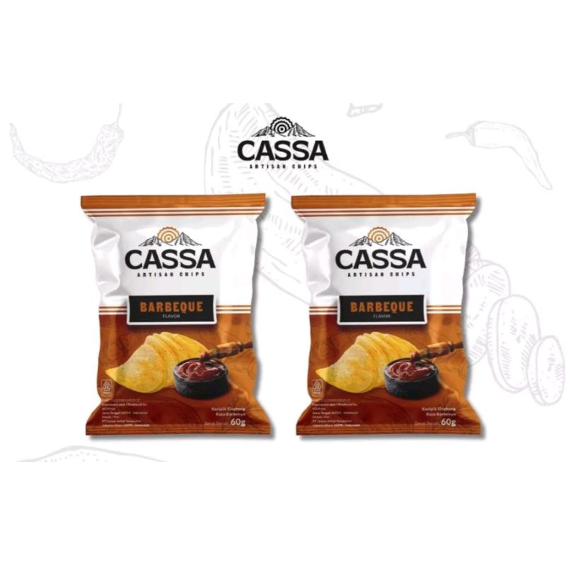 Jual CASSA chips barbeque / spicy chicken / ori / truffle / spicy mala ...
