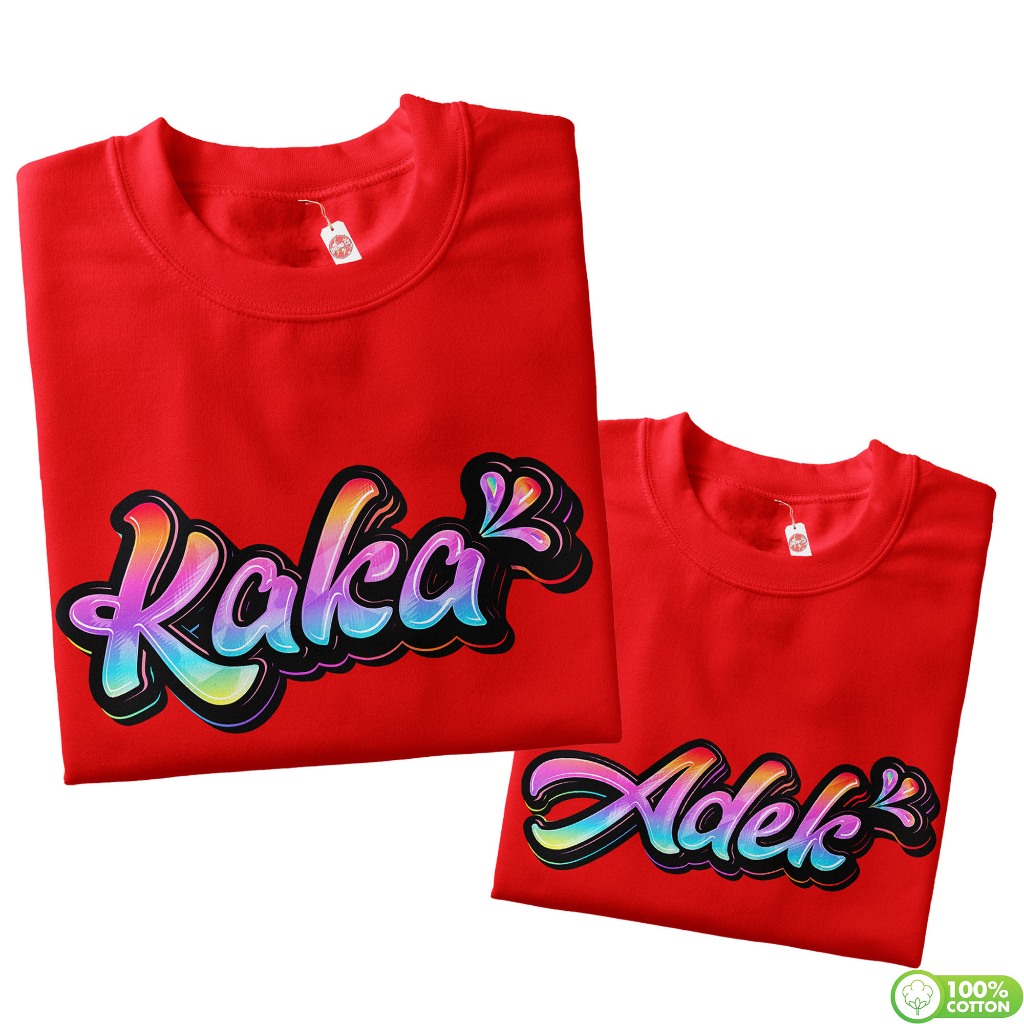 Jual Kaos Couple Sablon Kaka Adek Abang Terbaru Baju Anak Cewek dan ...