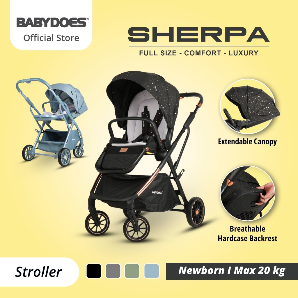 Jual Babydoes Sherpa Stroller | Shopee Indonesia