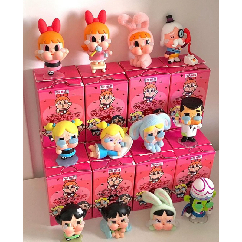 Jual Pop Mart Cry Baby x Power Puff Girls Bunny Bubbles Open Box ...
