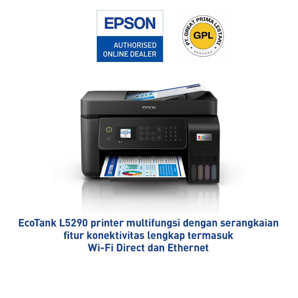 Jual Printer Epson L5290 L 5290 L-5290 Wireless Wifi Print Scan Copy ...