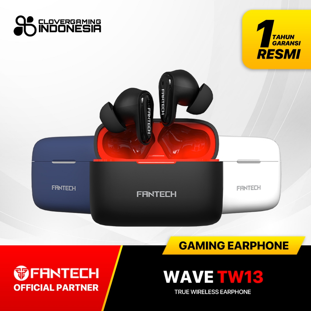 Jual Fantech Wave TW13 / TW-13 TWS Earphone Bluetooth True Stereo Wireless with LED Display ...