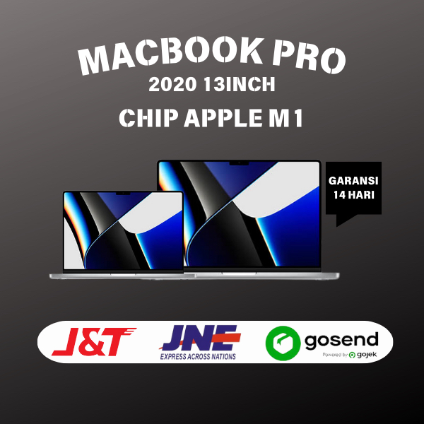 Jual Apple MacBook Pro 13inch 2020 Chip M1 RAM 8GB/16GB SSD 256GB/512GB/1TB Second Original ...