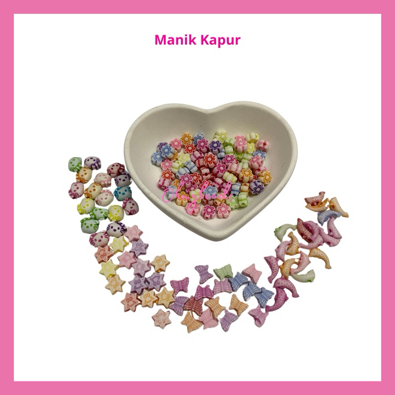 Jual Manik Motif Kapur 15 Gram / Manik Bunga / Manik Kupu / Manik Kura ...