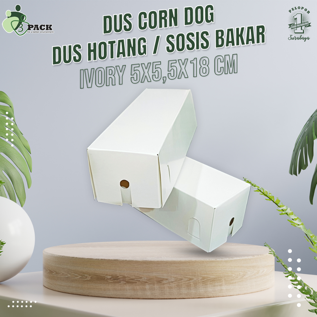Jual BOX IVORY, BOX SOSIS / BOX HOTANG / BOX CORNDOG / BOX SATE ...