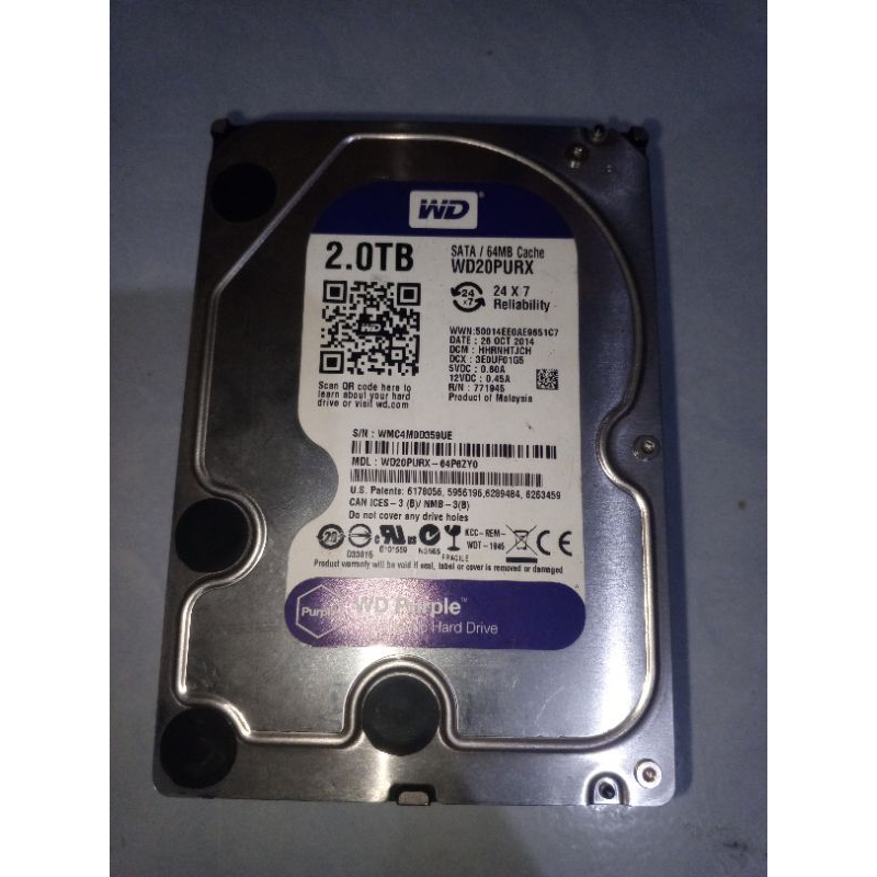 Jual Hdd Hardisk Internal PC komputer /CCTV 2000Gb 2TB | Shopee Indonesia