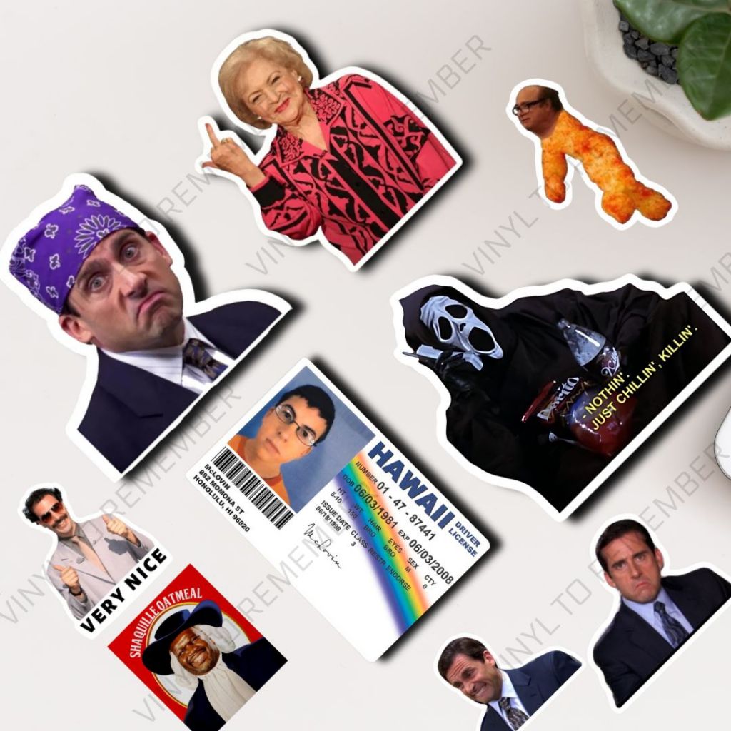 Jual Stiker Meme Sticker Pack Lucu Funny Vintage Aesthetic McLovin ...