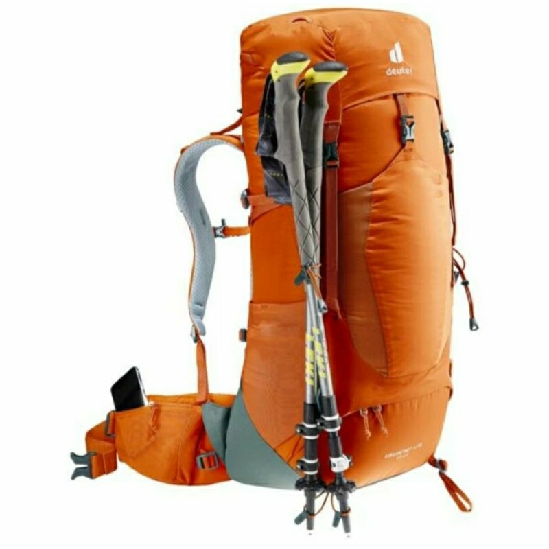 Jual DEUTER AIRCONTAC LITE 40+10 CHESTNUT TEAL TAS GUNUNG HIKING ...