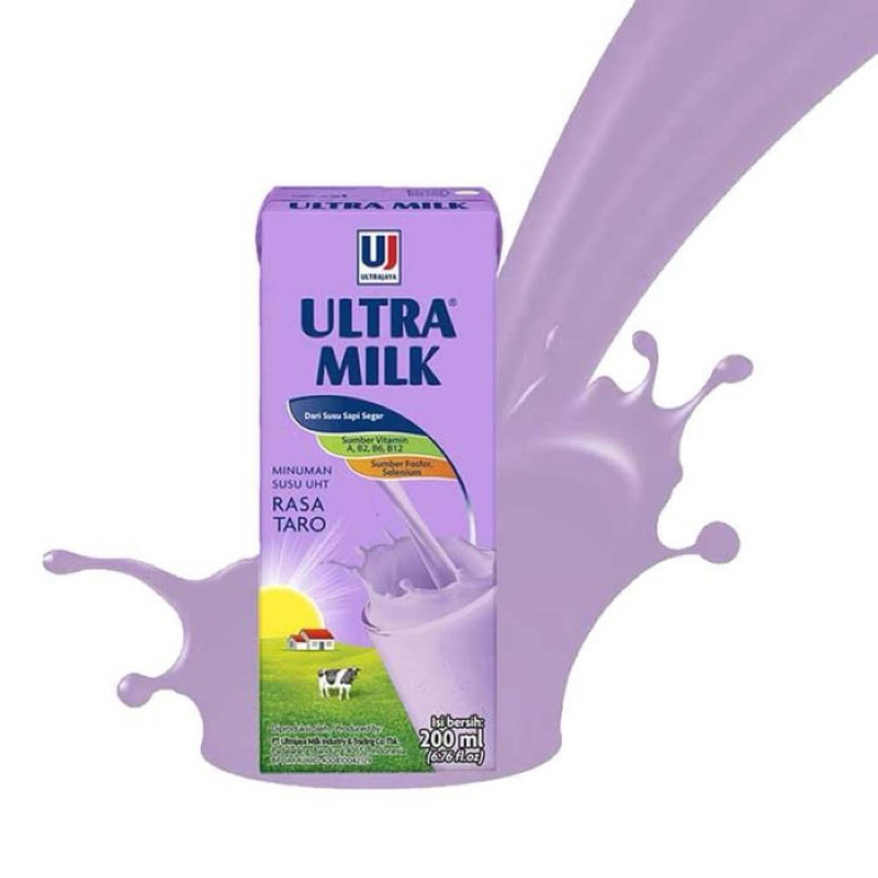 Jual Susu Ultramilk Taro 200ml | Shopee Indonesia