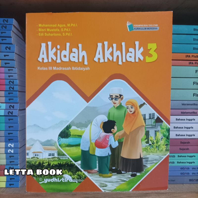 Jual BUKU AKIDAH AKHLAK KELAS 3 MI YUDHISTIRA KURIKULUM MERDEKA | Shopee Indonesia