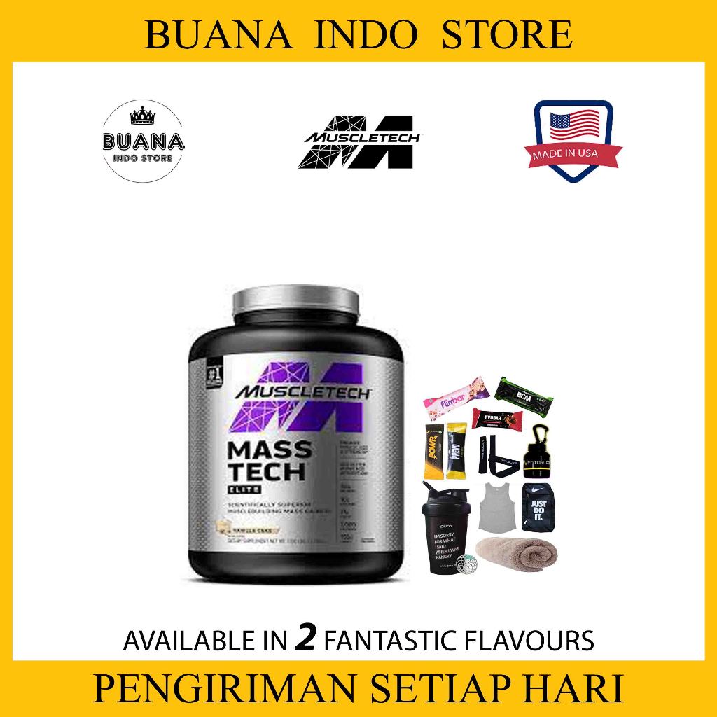 Jual MassTech Elite 6 LBS | Muscle Tech Gainer 6 LB | MassGainer 6LBS ...