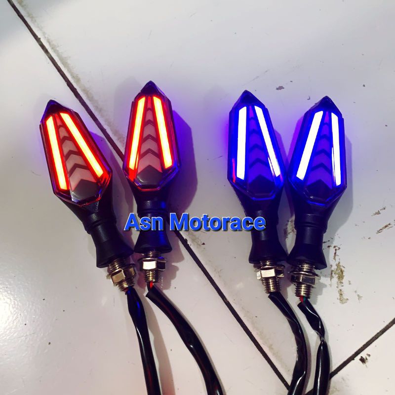 Jual LAMPU SEN LED RUNNING MODEL PANAH VIXION NEW MEGAPRO NEW VARIO 125 ...