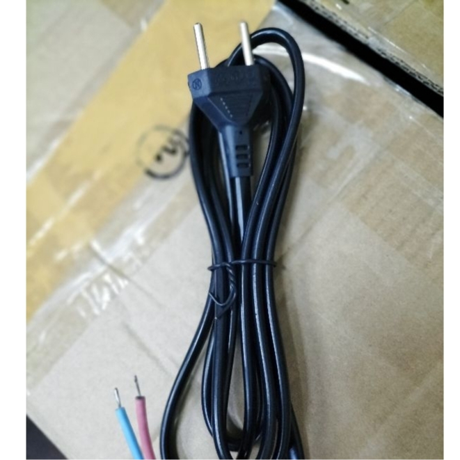 Jual KABEL POWER /CABLE LISTRIK AC220V KABEL BUNTUNG 1,5 METER | Shopee ...