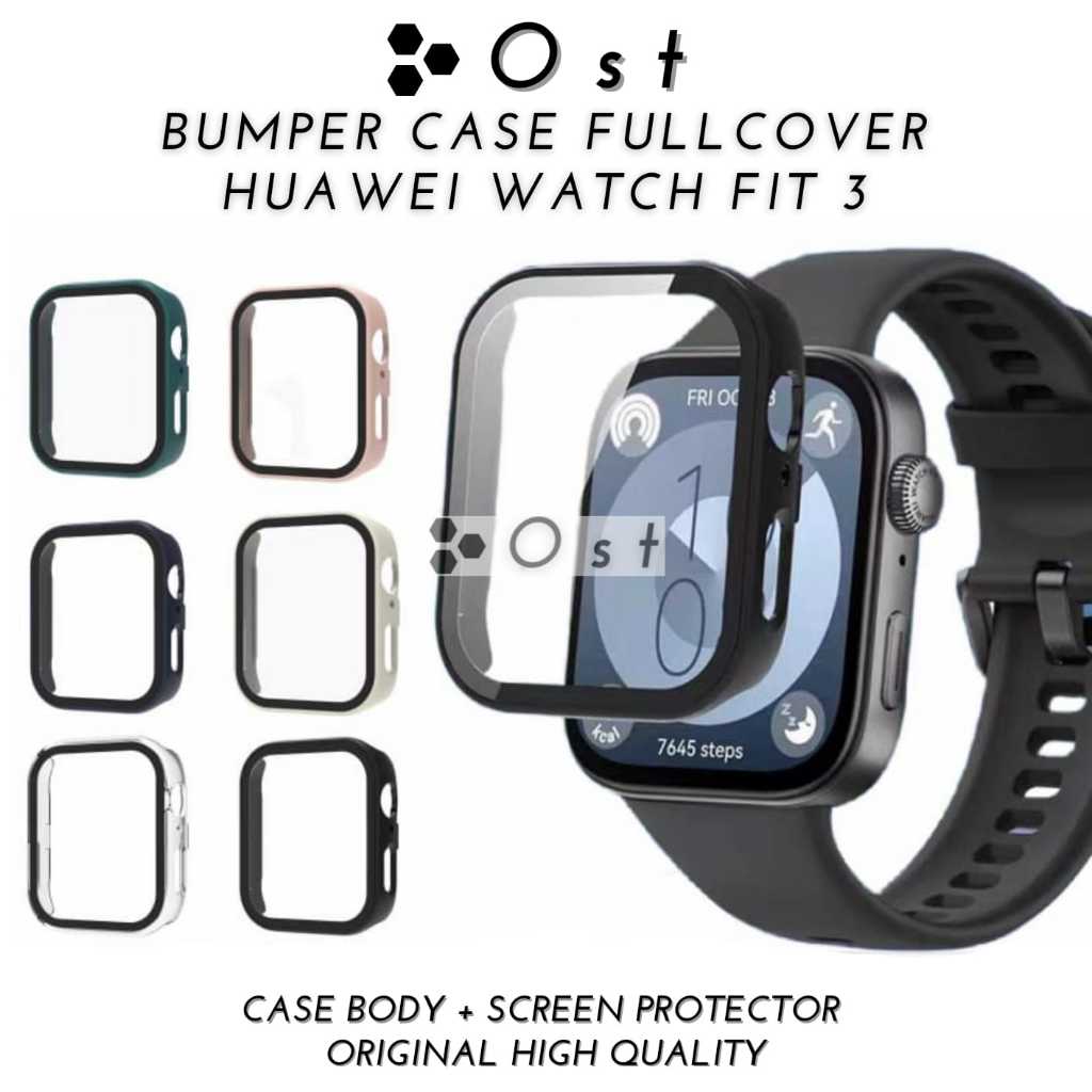 Jual Official Case Huawei Watch Fit 3 Hard Case Casing Hardcase 2in1 PC ...