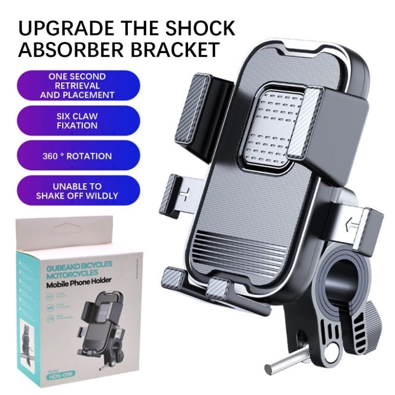 Jual HDS-096 Bike Handphone Phone Holder HP Stang Sepeda Motor Spion Universal | Shopee Indonesia