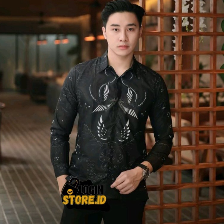 Jual KODE N98U NEW ARRIVAL DISTRO KEMEJA BATIK PRIA LENGAN PANJANG ...