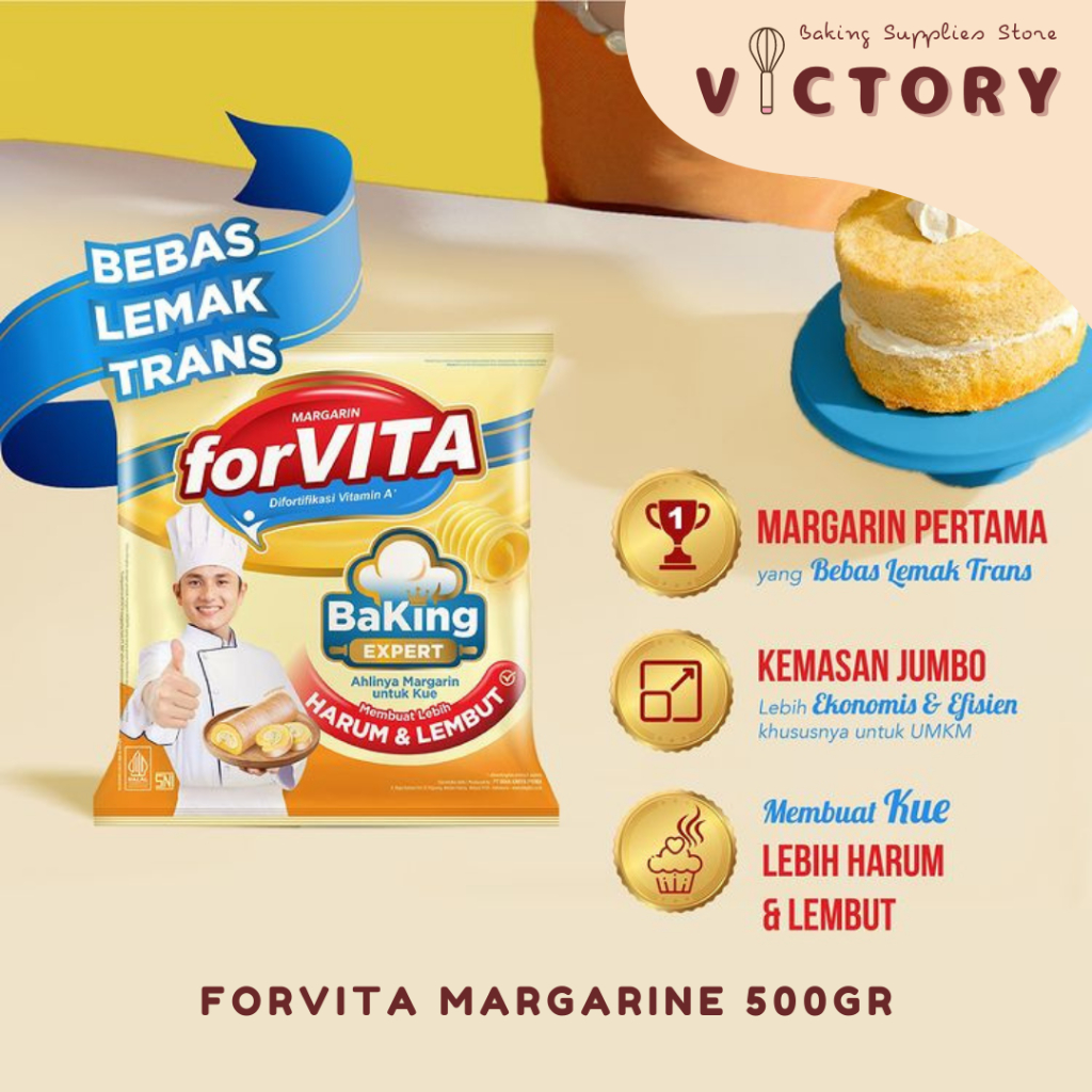 Jual FORVITA Baking Expert Margarine 500gr | Shopee Indonesia