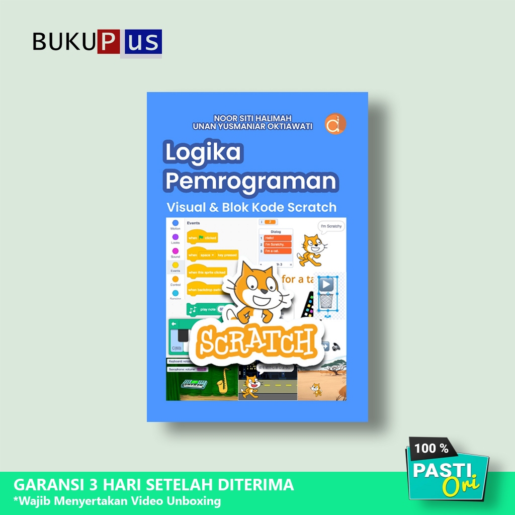 Jual Buku Logika Pemrograman Visual & Blok Kode Scratch - Original | Shopee Indonesia