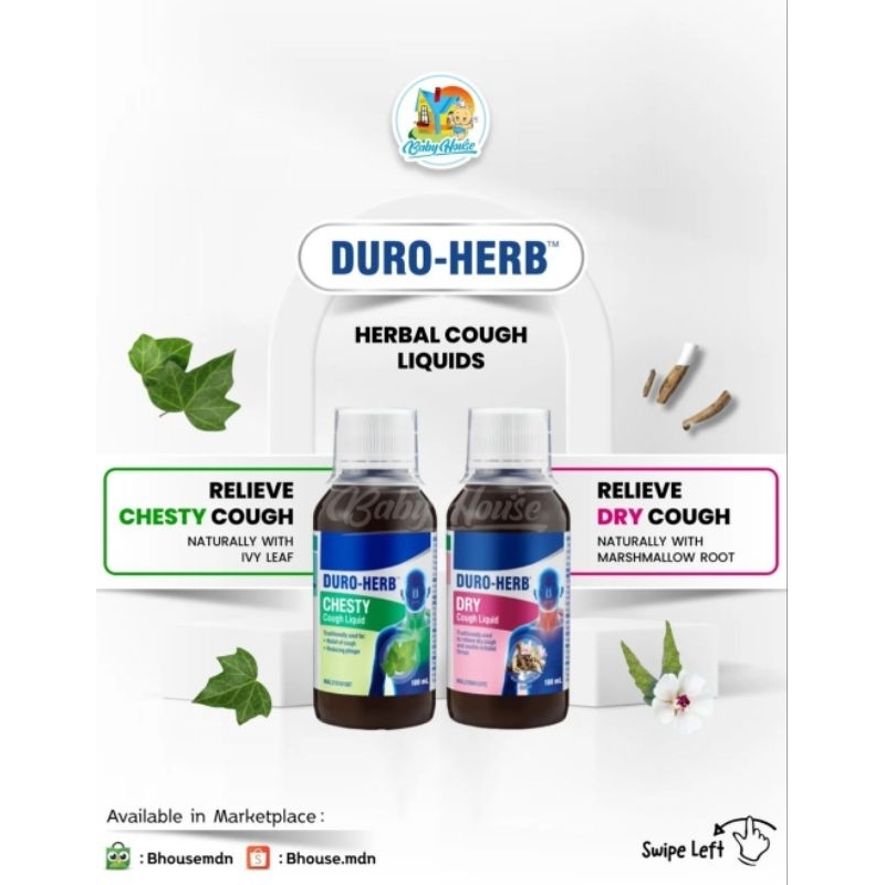 Jual Duro-Herb Cough Syrup | Herbal | Atasi Batuk Kering dan Dahak Anak ...