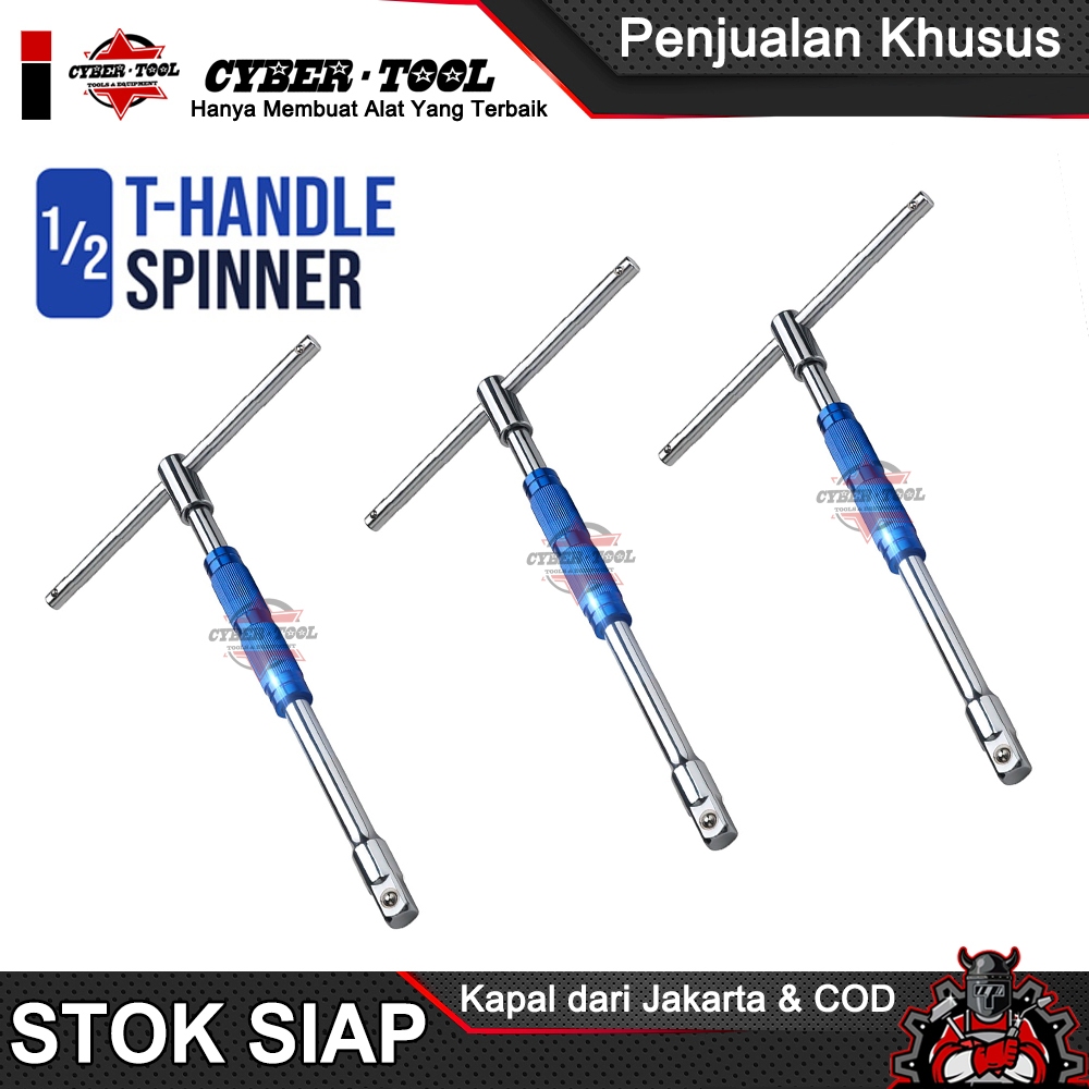 Jual Kunci Shock T Handle Spinner 1/2 Bahan CRV Kuat dan Berkualitas ...