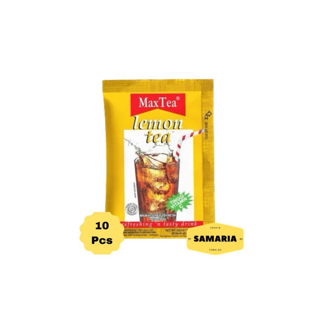Jual Max Tea Lemon Tea 25 Gram Renceng (10 Pcs) | Shopee Indonesia