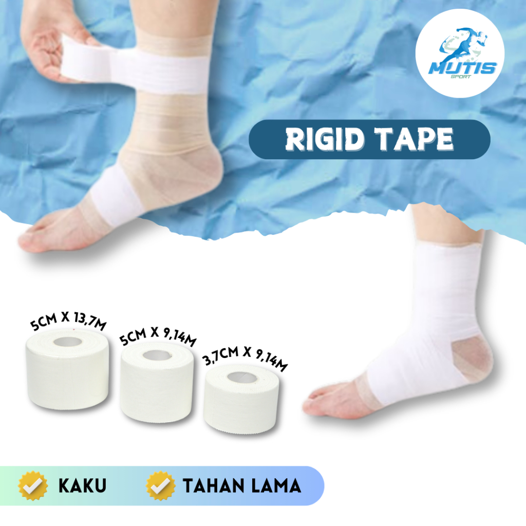 Jual Sport Rigid Tape / Sport Strappal Tape warna putih / Tapping ...